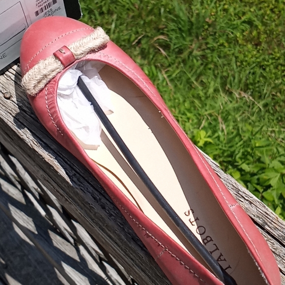 Talbots | Shoes | Talbots Brand New Red Leather Ballet Flats Size 8 2 M ...